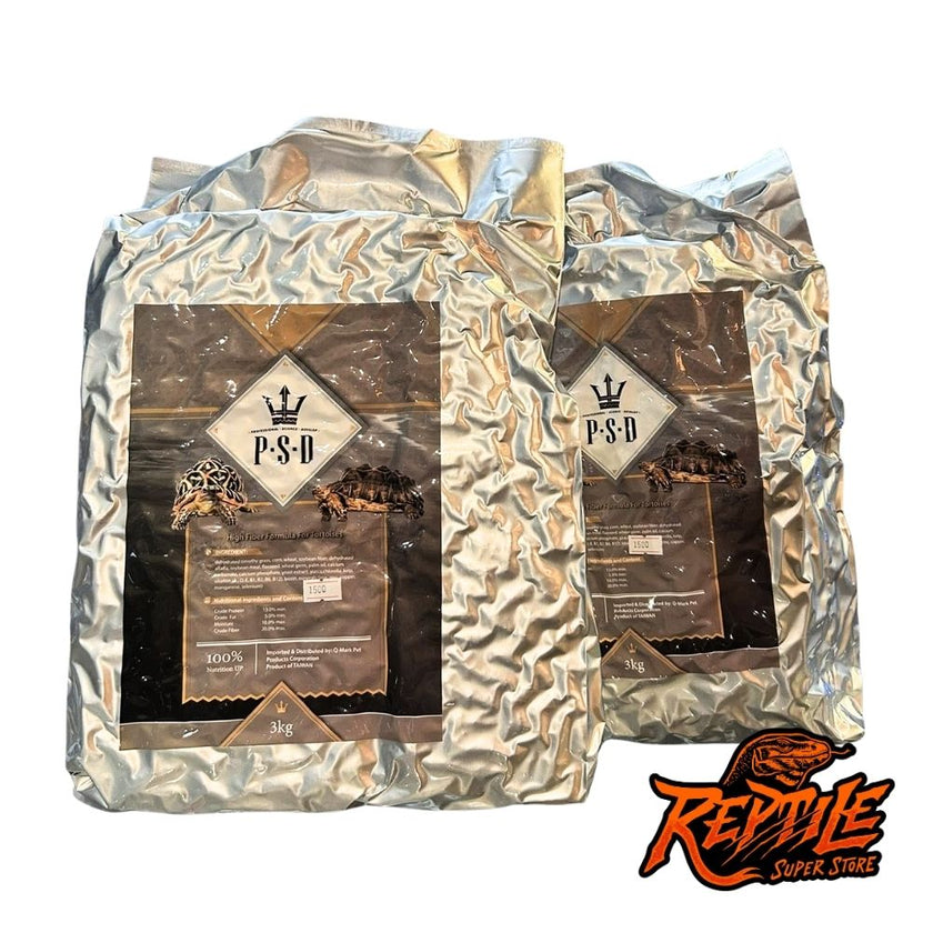 PSD Tortoise Food 3KG | REPTILE SUPER STORE – Reptile Super Store